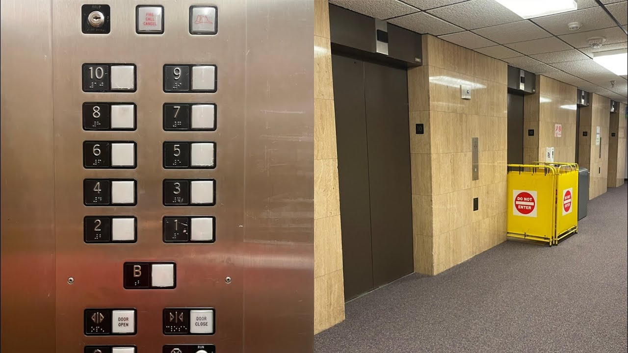 (MIP) Quick Montgomery Traction Elevators @ Lake County Building ...