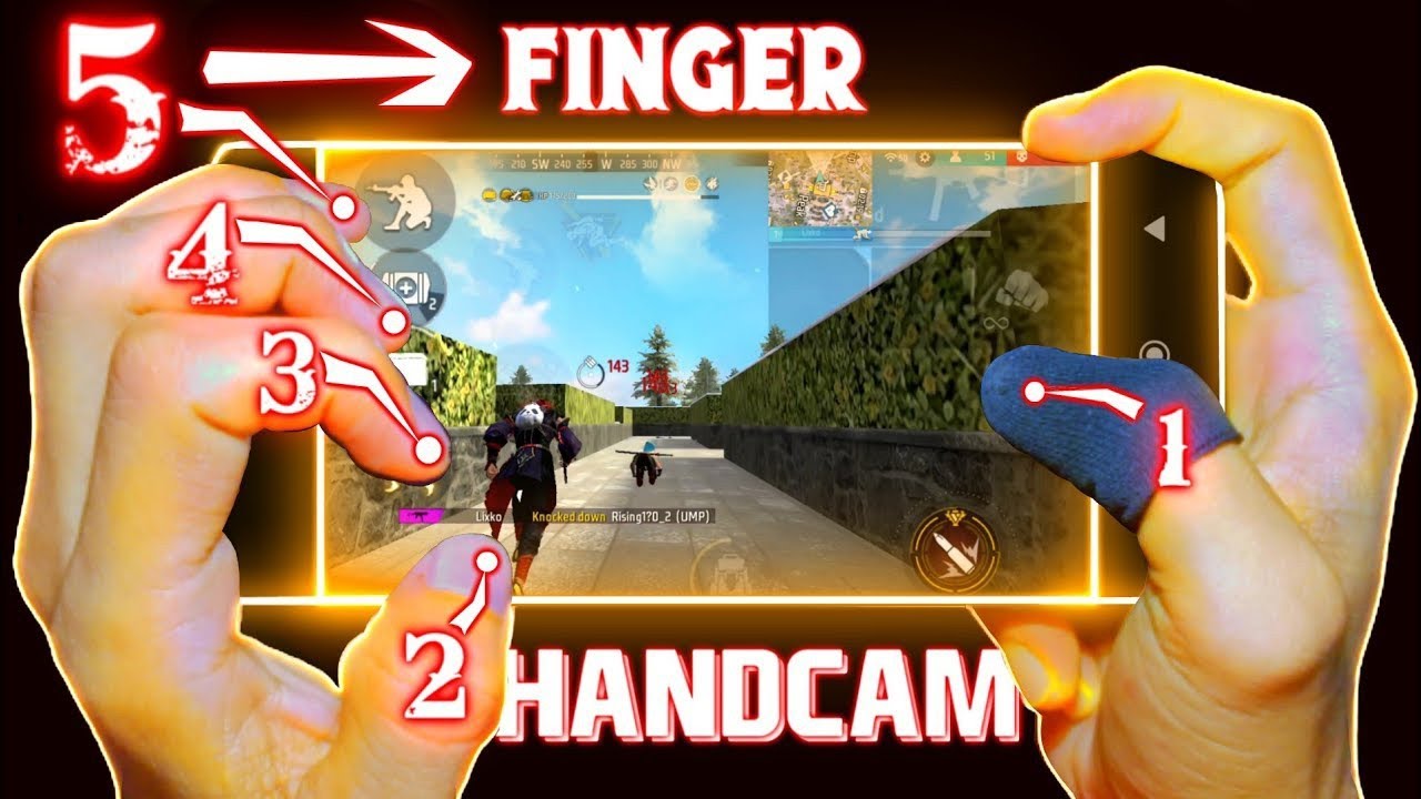 garena free fire 🔥 handcam gameplay in free fire 🙂 impossible ‎@Gyan ...