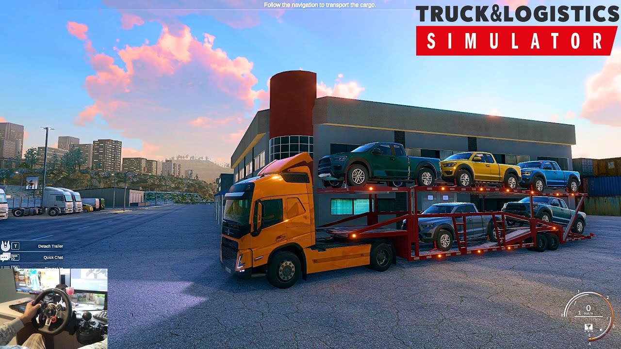 Truck and logistics simulator, load vehicle, truck simulator on pc ...