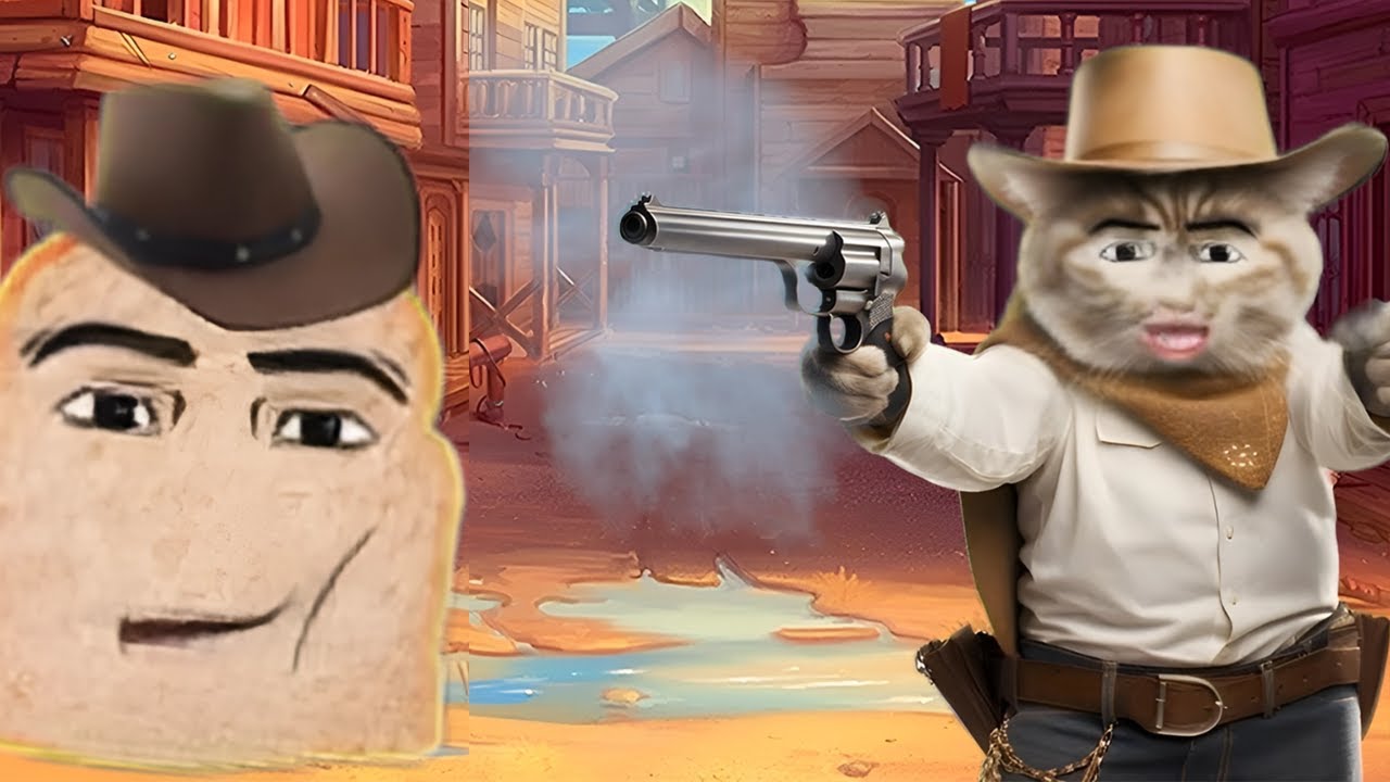 Gidagadeegadao CAT COWBOY MEME 🤠 - YouTube