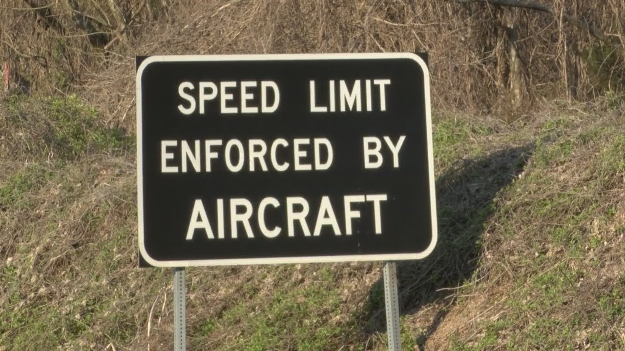 Speed Limit Enforced by Aircraft - YouTube