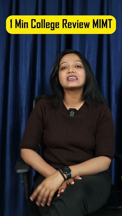 1 Min College Review MIMT - YouTube