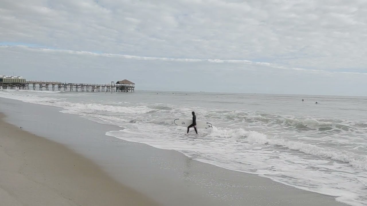 Beach Walk - Walking Cocoa Beach ! - YouTube
