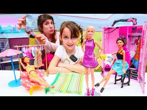Barbie’ye Hangi Elbise Yakışacak? 👗 Derin ve Ümit ile Elbise Seçme Oyunu
