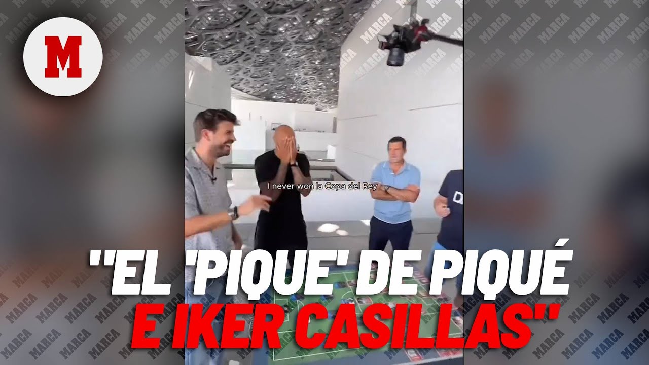 Piqué y su peculiar 'pique' con Iker Casillas I MARCA - YouTube