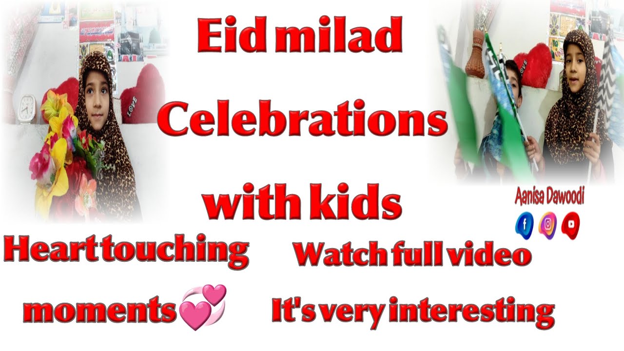 milad transmission with kids|| Touching video || watch and share for ...