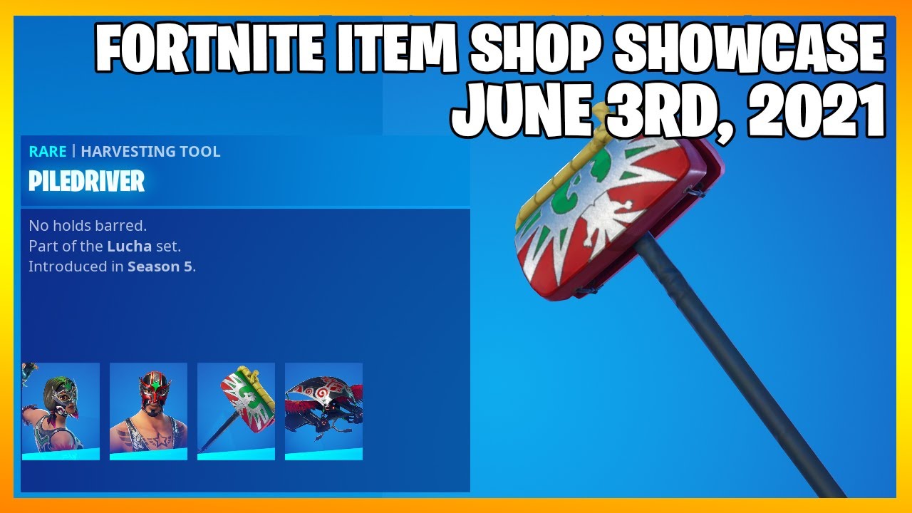 Fortnite Item Shop *1000 DAY RARE* LUCHA SET + *NEW* SKIN SET! [June ...