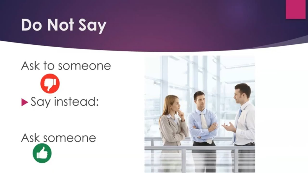 Say It Right in English: When to Use "to" and When Not to - YouTube