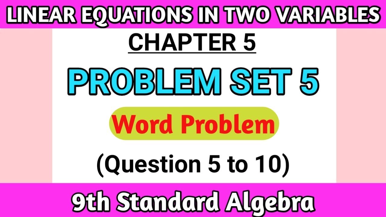 Problem Set 5 Algebra 9th Standard Maths Question Number 5 To 10 problem-set-5-algebra-9th-standard-maths-question-number-5-to-10