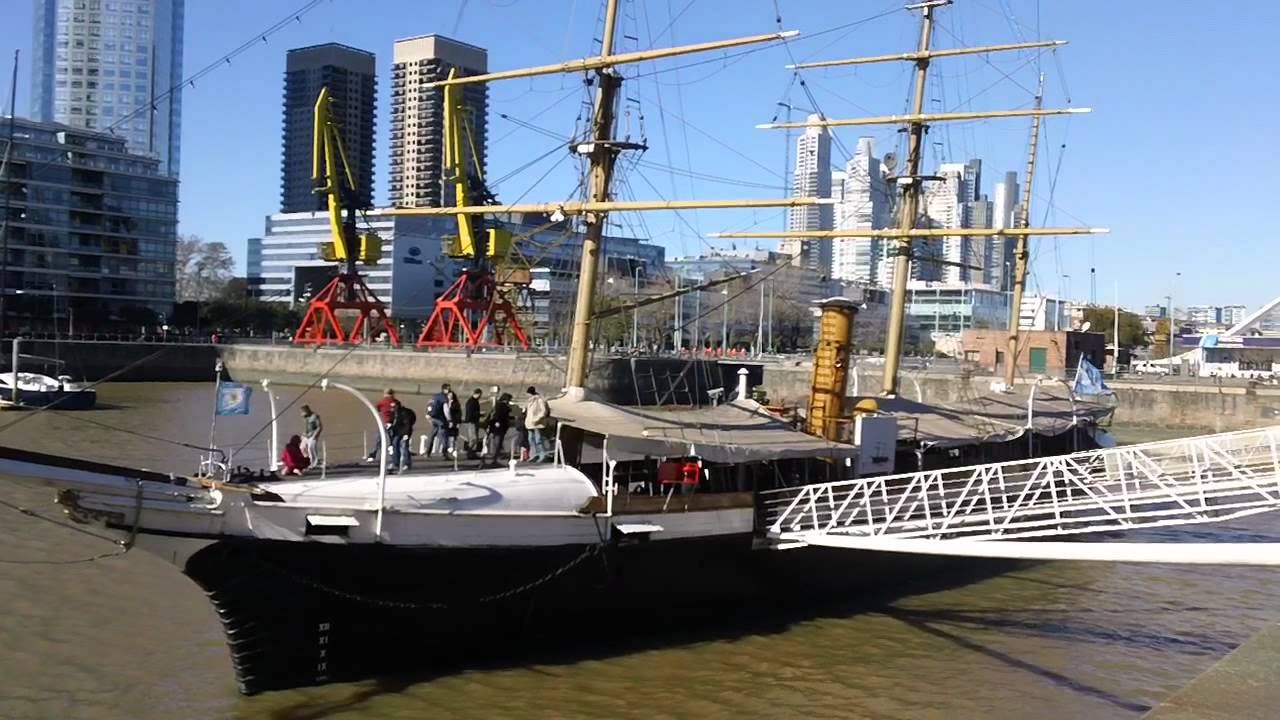 Corbeta ARA Uruguay Puerto Madero Buenos Aires - YouTube