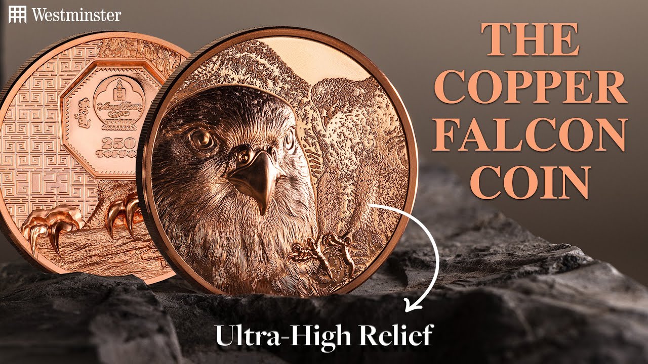 The Ultra-High Relief Copper Falcon Coin - YouTube