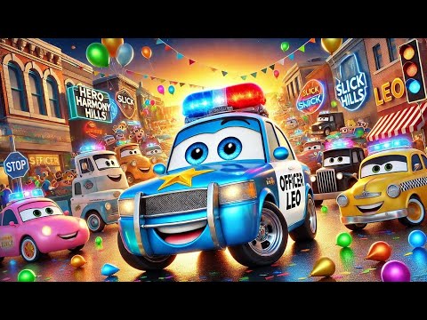 "Officer Leo: The Brave Police Car 🚓 - YouTube