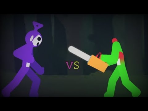 Tinky Winky vs Dipsy | Stick Nodes |