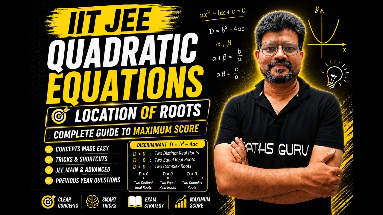 Quadratic Equations: Location of Roots || Maths Guru - YouTube
