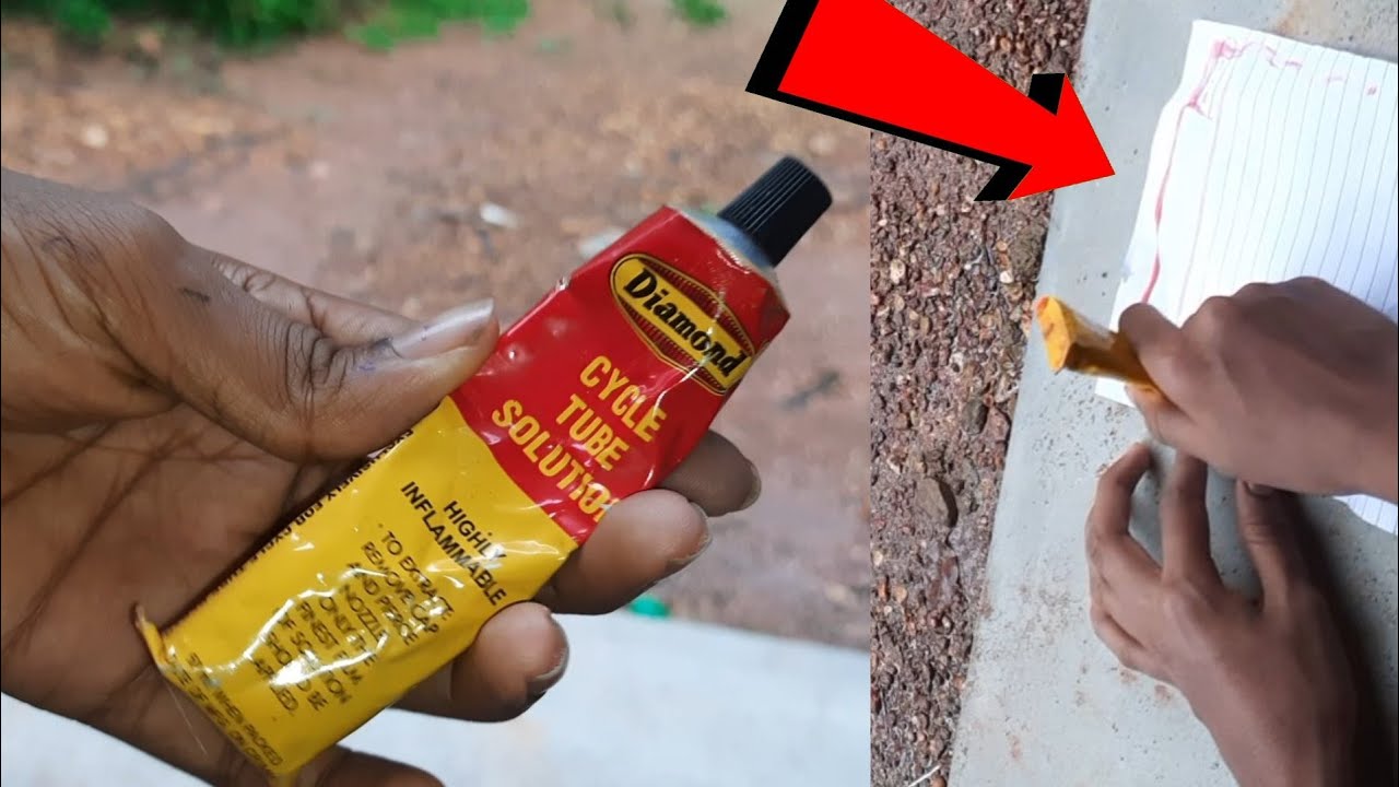 Can Cycle Puncture Solution Stick paper 🔥🔥 - YouTube