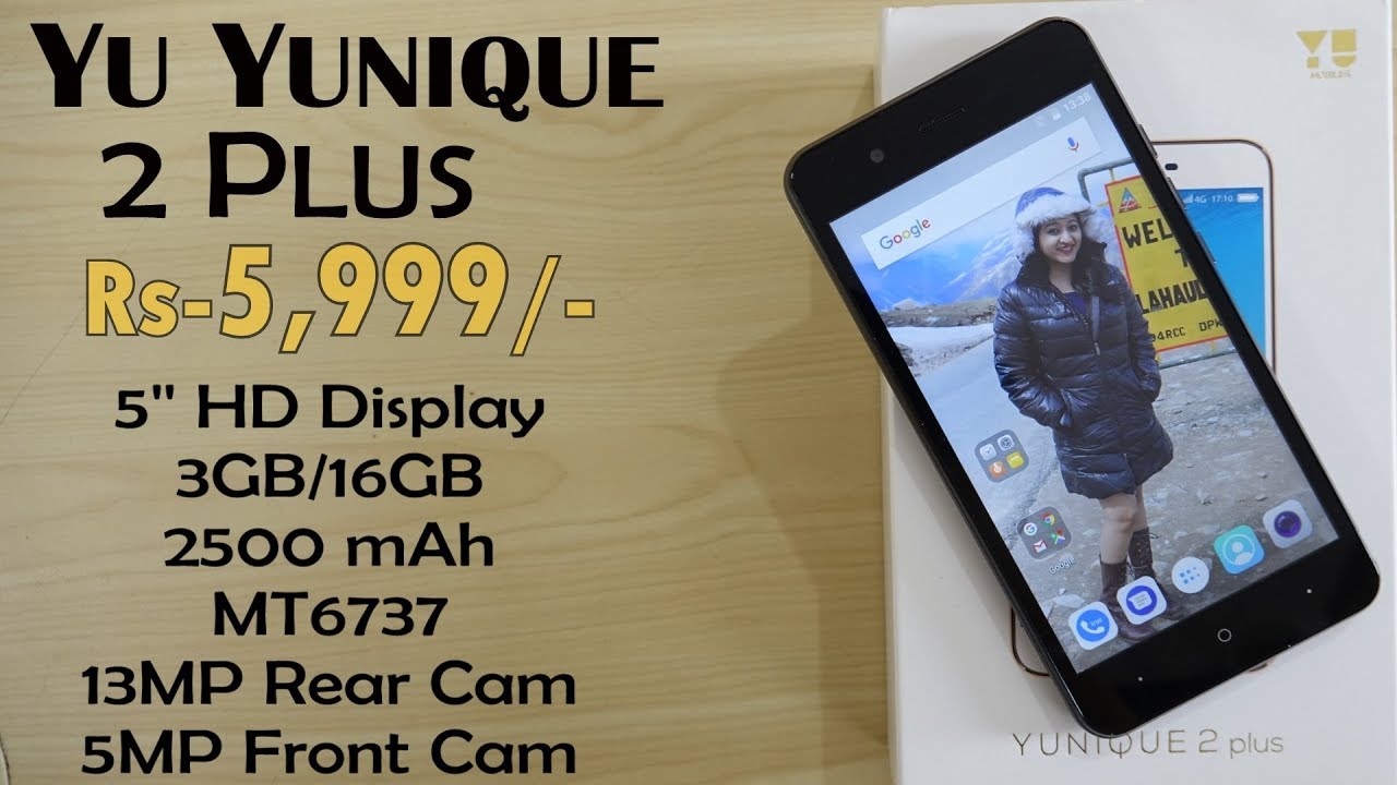 Yu Yunique 2 Plus- Unboxing & Overview- In Hindi - YouTube