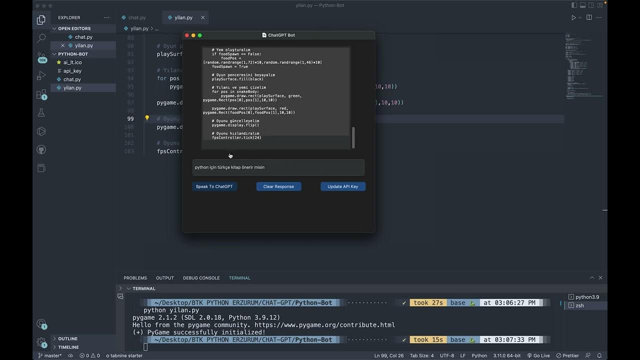 Chat GPT Bot Yapıyoruz - YouTube