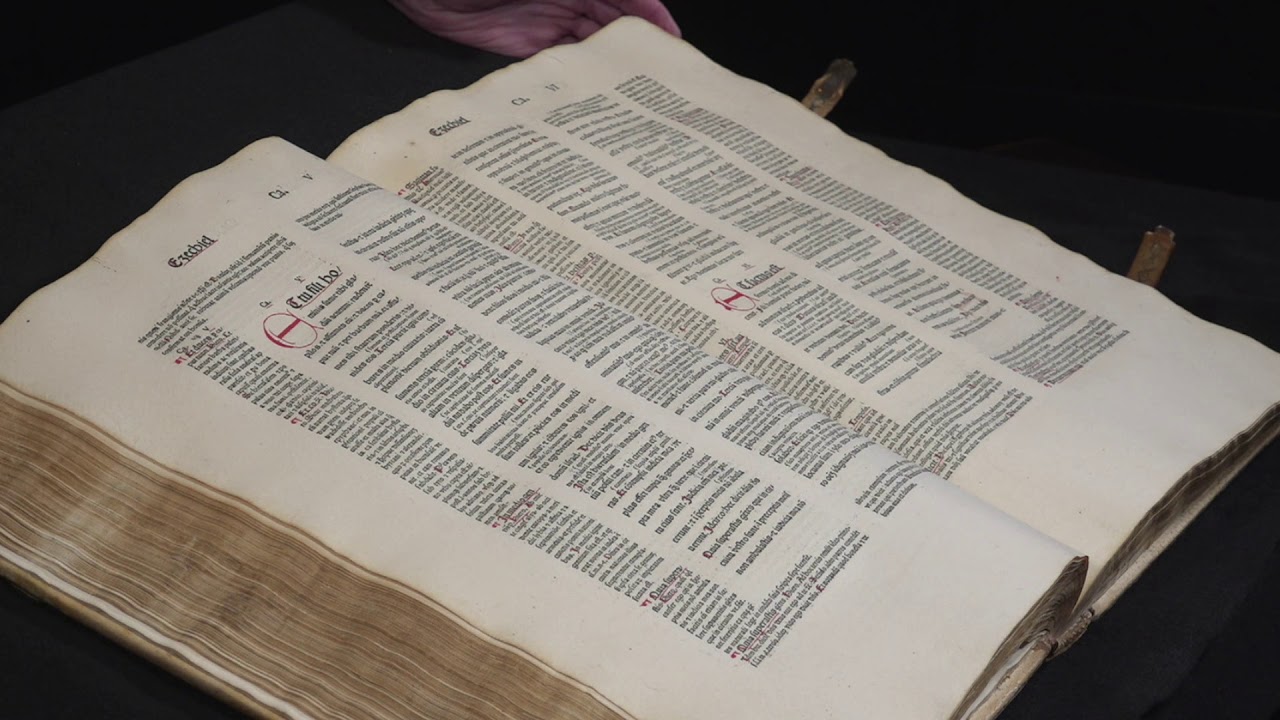 Glossa Ordinaria: The First Printed Glossed Bible - YouTube