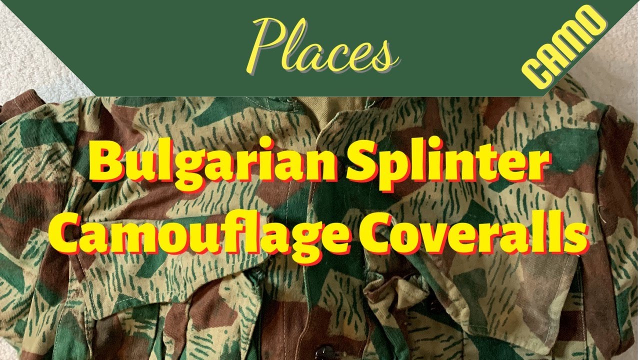 Bulgarian Splinter Camouflage Coveralls - YouTube
