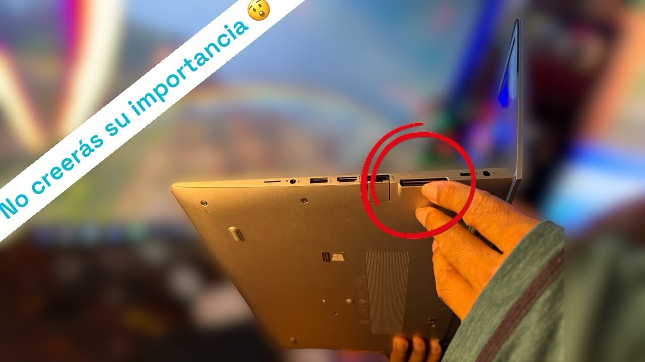Para qué sirve esta ranura en las laptops HP ? / ranura especial - YouTube