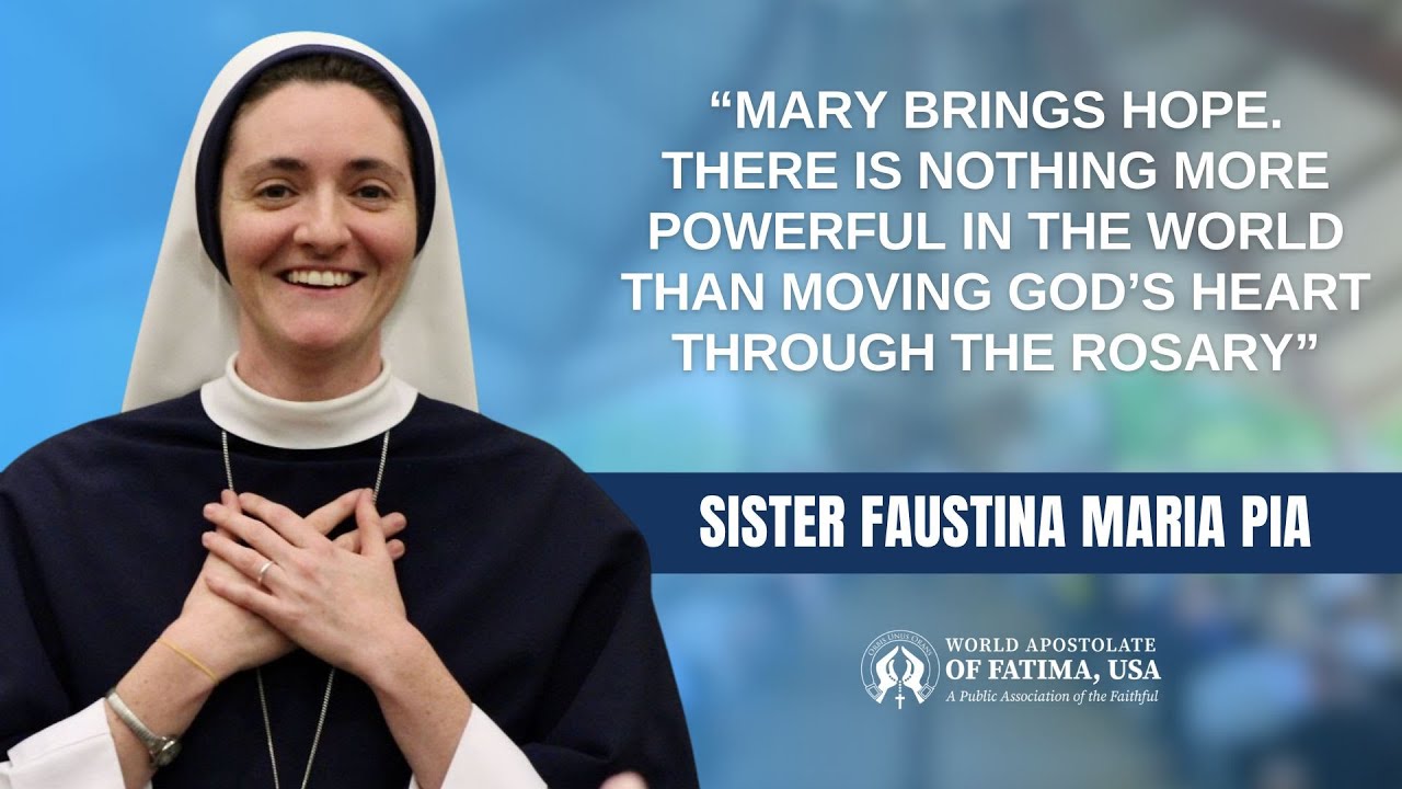 September 13, 2024 Talk | Sister Faustina Pia - Embracing Hope Through ...