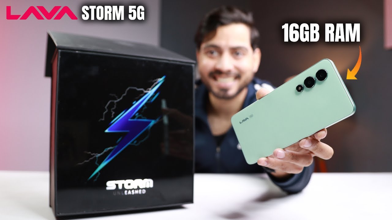 Lava Storm 5G *UNBOXING* Best 5G SmartPhone Under Rs 12000 in India ...