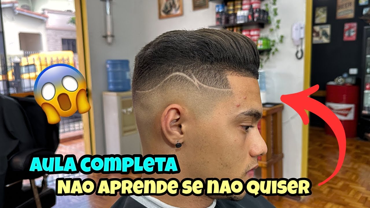 Aprenda Como Fazer Corte Degrade High Fade Navalhado. - YouTube
