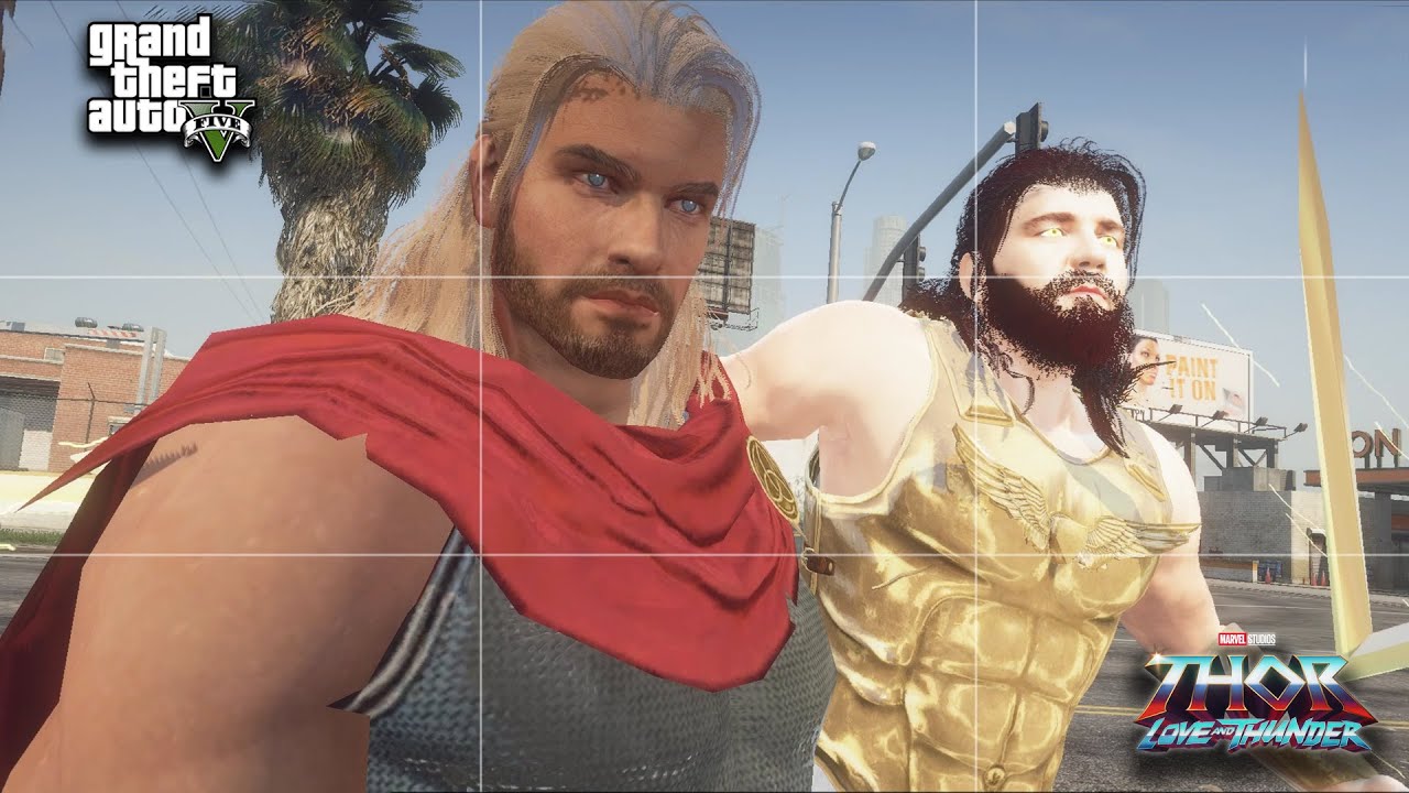 GTA 5 Unworthy Thor Vs Zeus Thor Love And Thunder | GTA V Mods - YouTube