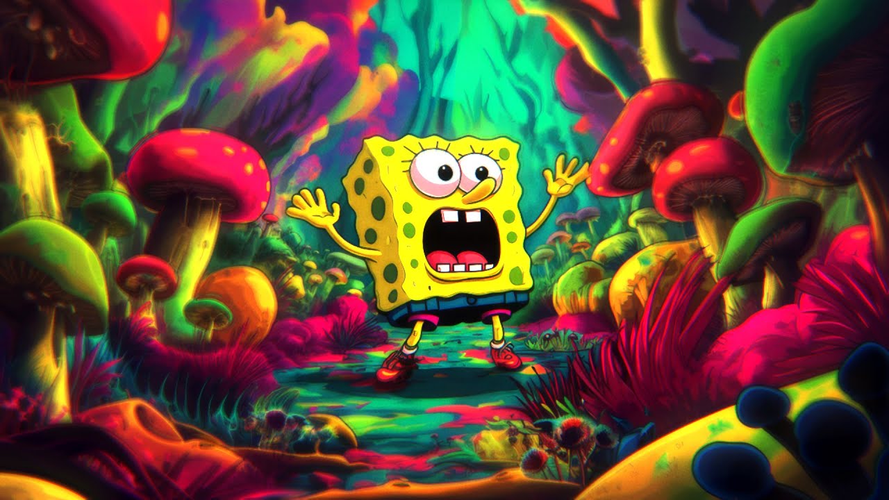 [ PSYCHEDELIC VISUALS ] SpongeBob Just Took a Heroic Dose - YouTube