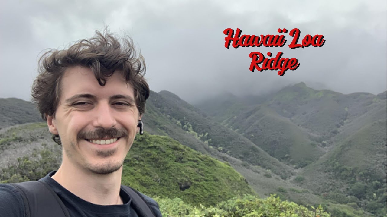 Foggy Hawaii Loa Ridge Trail - YouTube