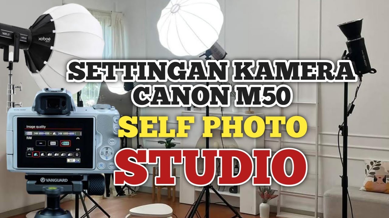 cara setting kamera self photo studio - YouTube