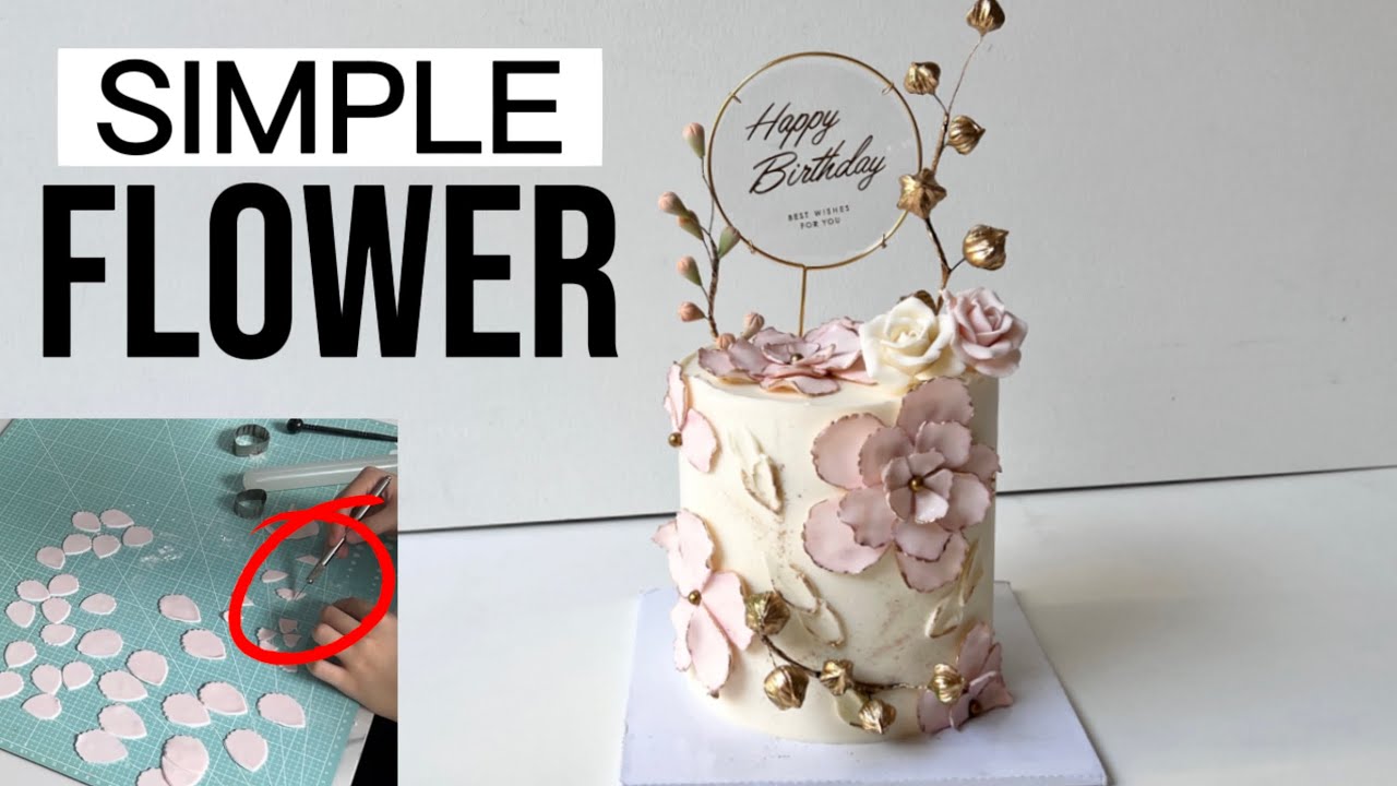 Satisfying Duchess Simple Flower Birthday Cake Tutorial Gone Viral ...