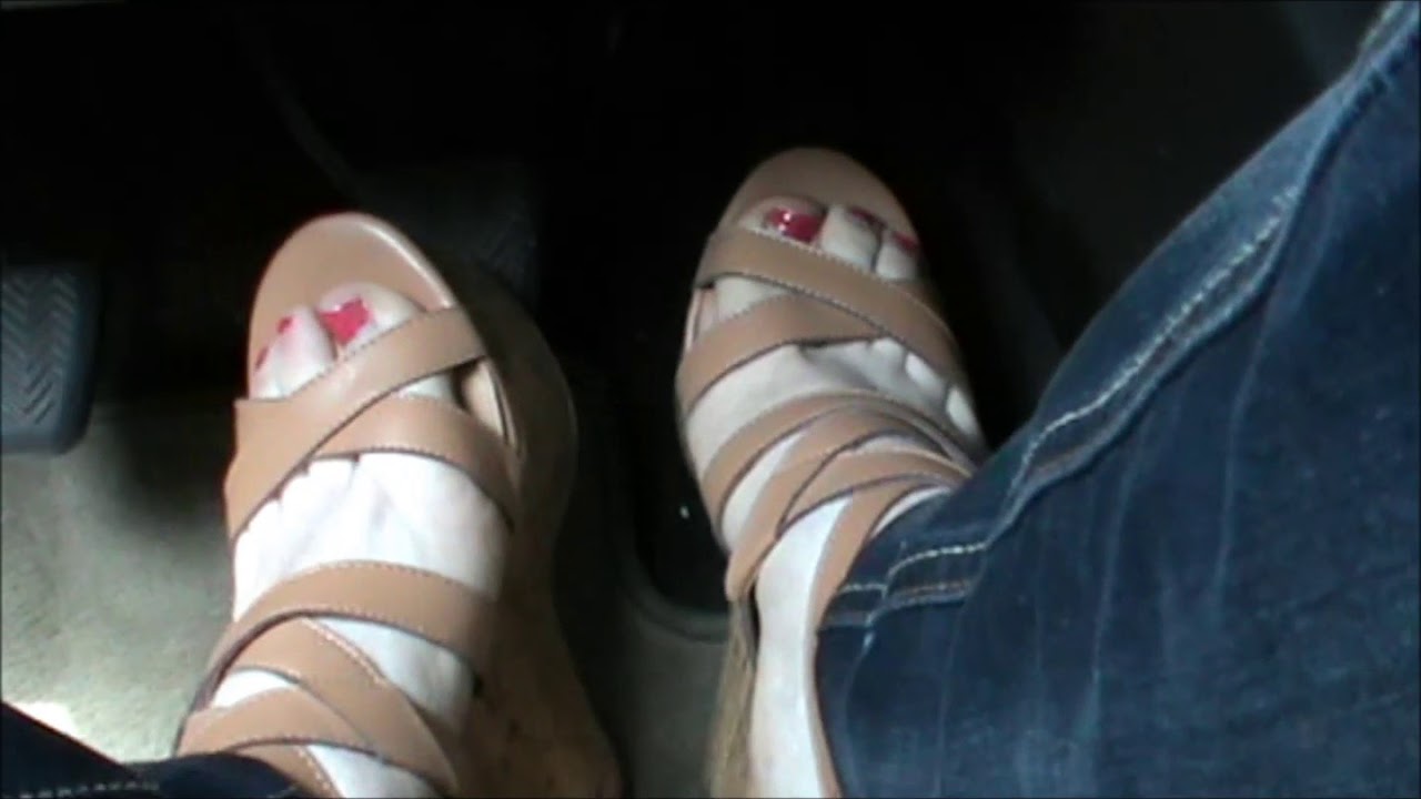Tapping in camel platform wedge - YouTube