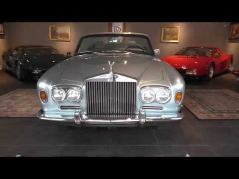 1969 Rolls-Royce Silver Shadow Convertible by Mulliner Park Ward walk ...