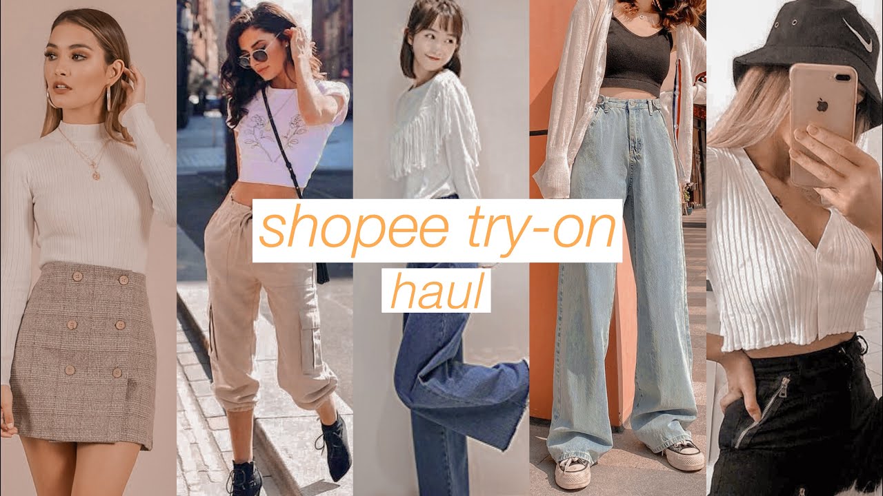 Expectations Vs Reality Shopee Clothing Haul 2020 - YouTube