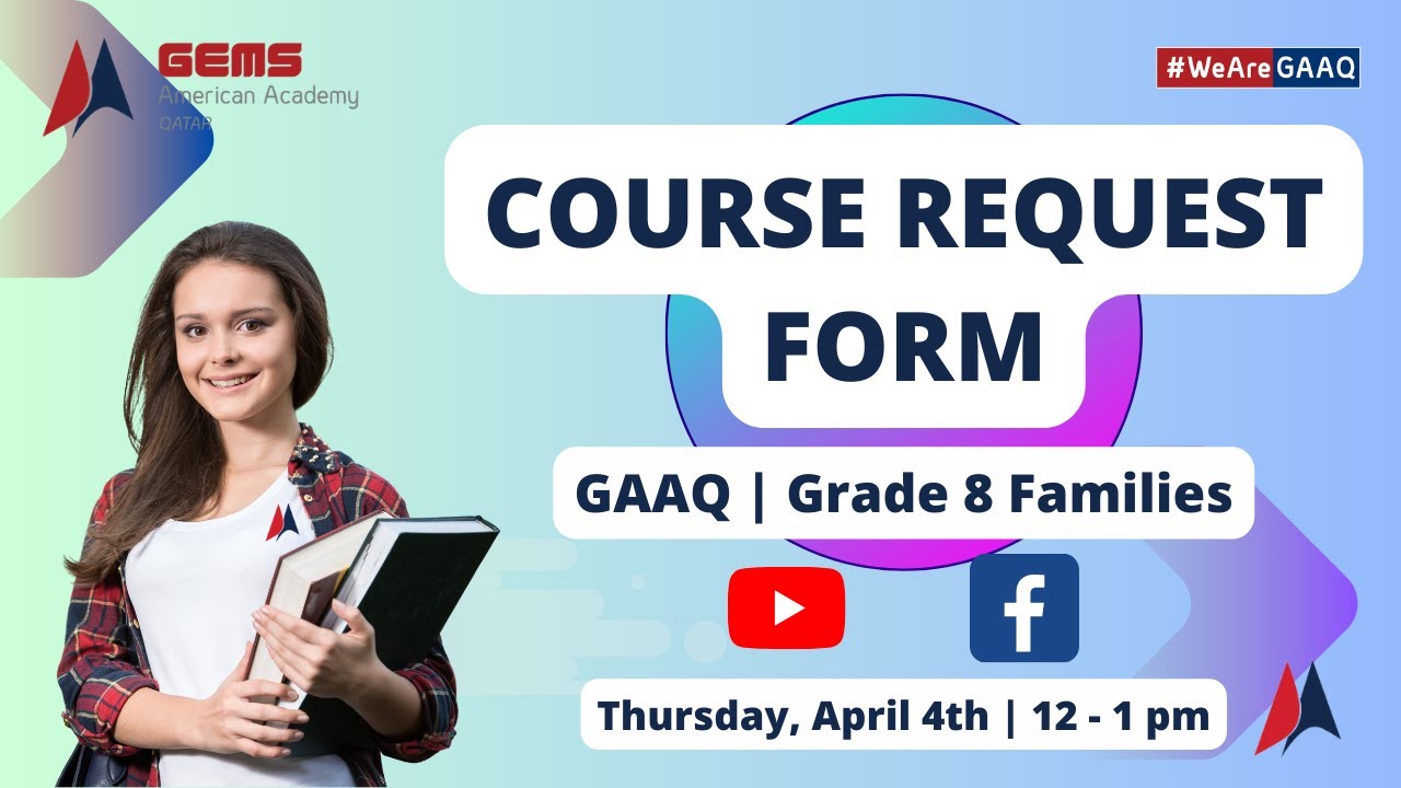 Livestream | GAAQ Grade 8 Course Request Form Process (2024) | # ...