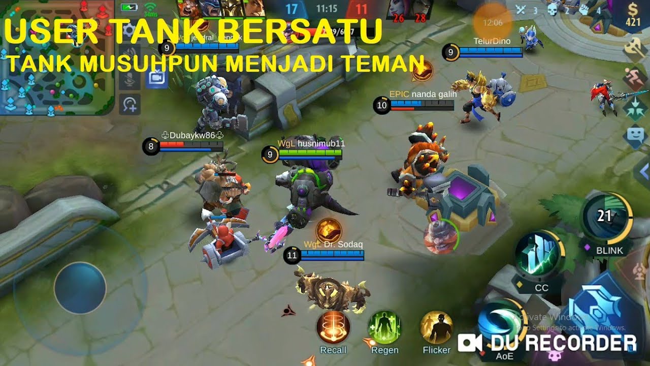 Ketika User Tank Bersatu, Tank Musuh Menjadi Teman ( Game Play Mobile ...