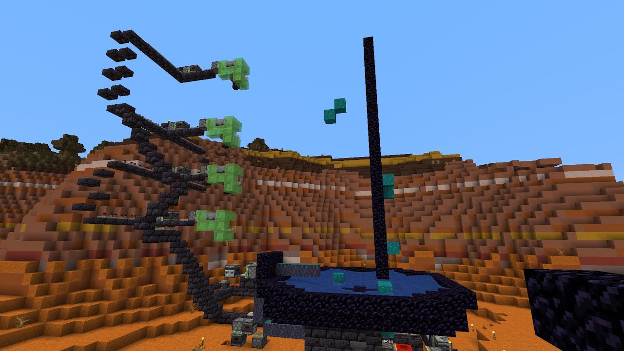 TNT Powered Shroomlight Farm - Episode 30(Minecraft Java 1.16) - YouTube