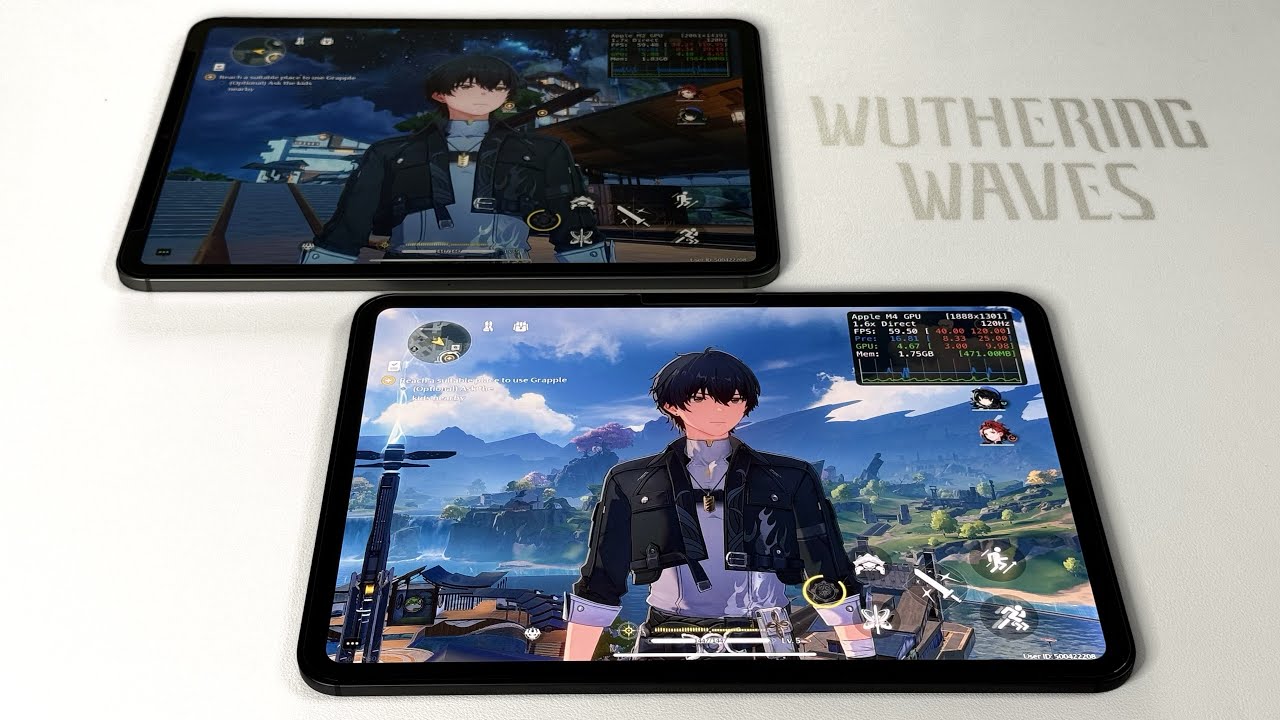 iPad Pro M4 vs. iPad M2: Wuthering Waves FPS Gaming Test with Metal ...