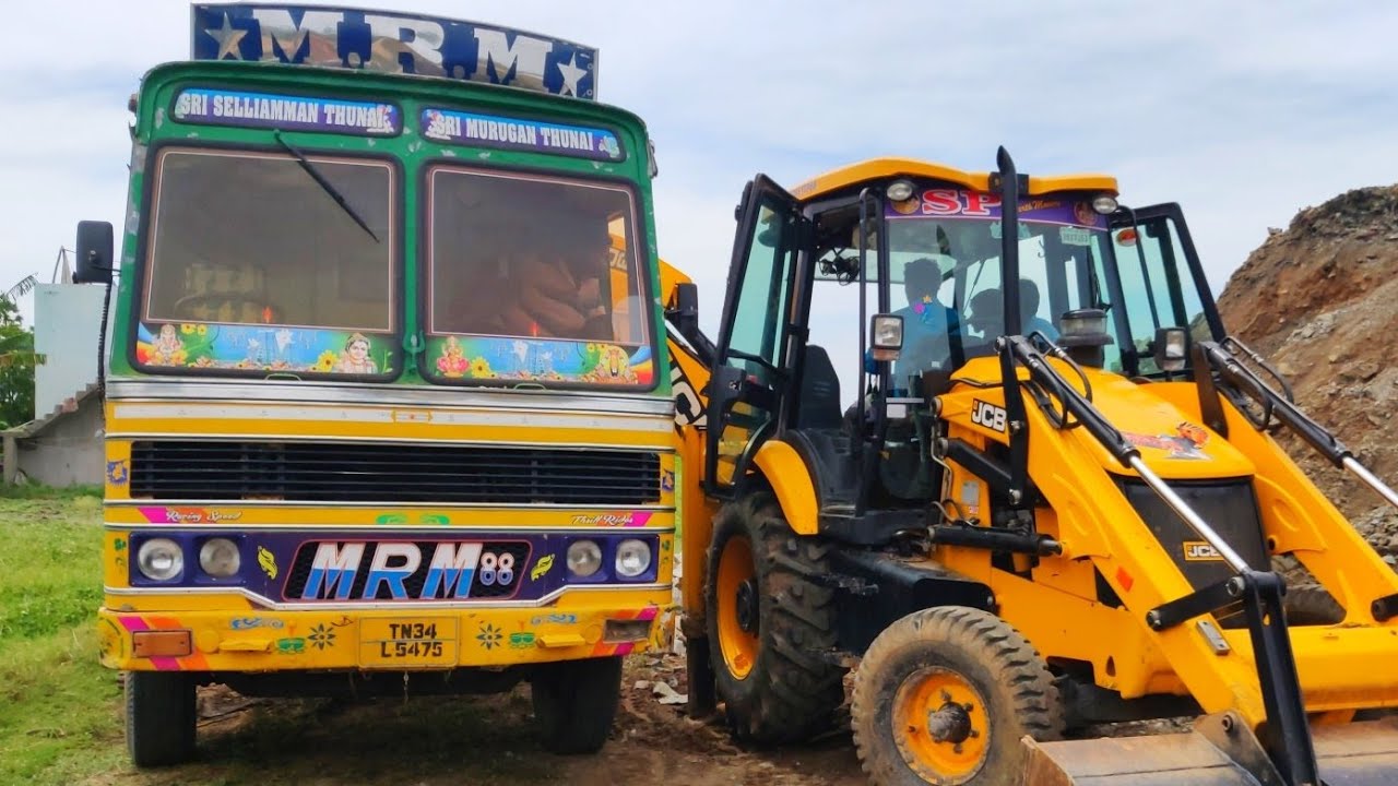 JCB Dozer Amazing Work in Difficult Place - JCB Dozer Making | JCB ...