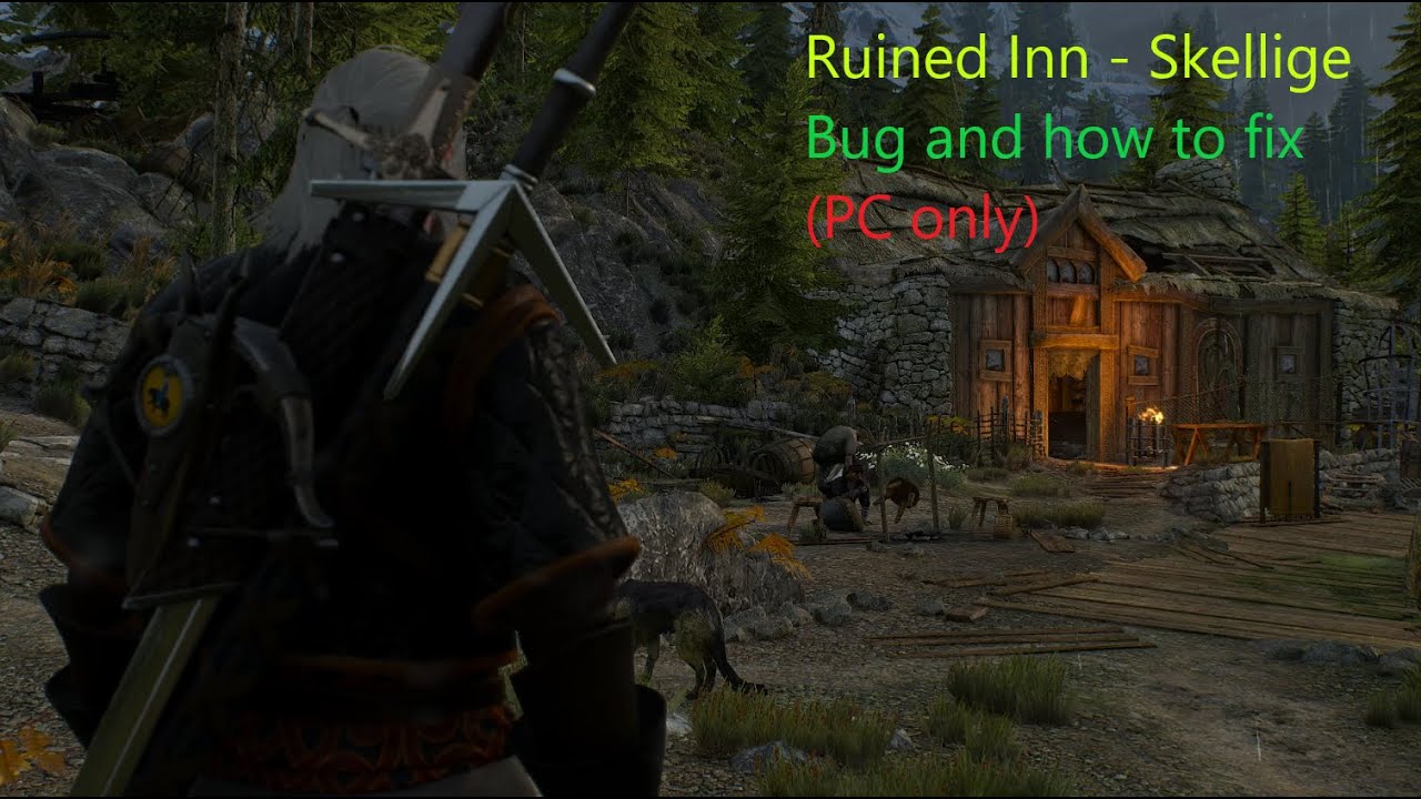 Ruinned inn - bug and fix (Witcher 3, Skellige) - YouTube