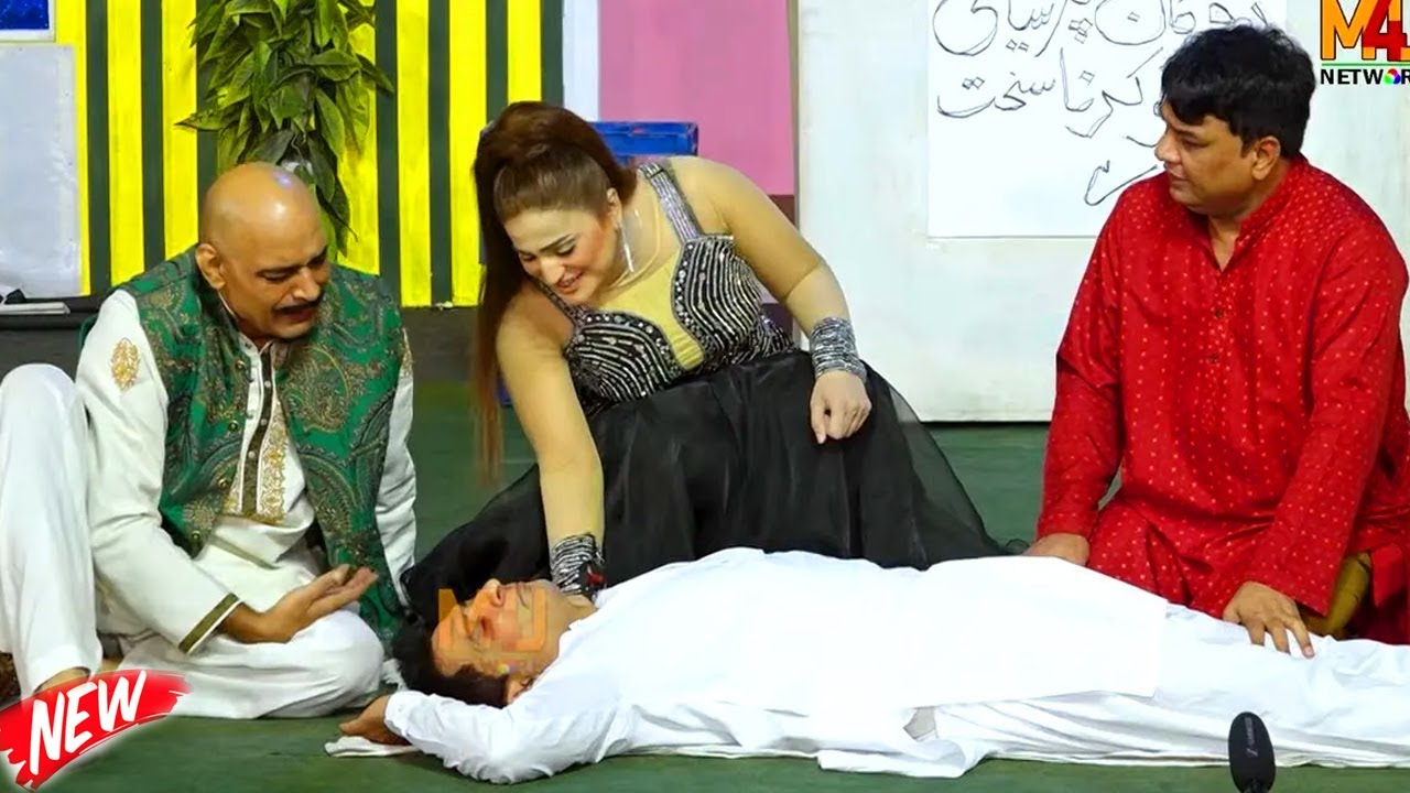 Amjad Rana and Ayan Akhtar | Shazeb Mirza | Stage Drama | Nachay Sara ...