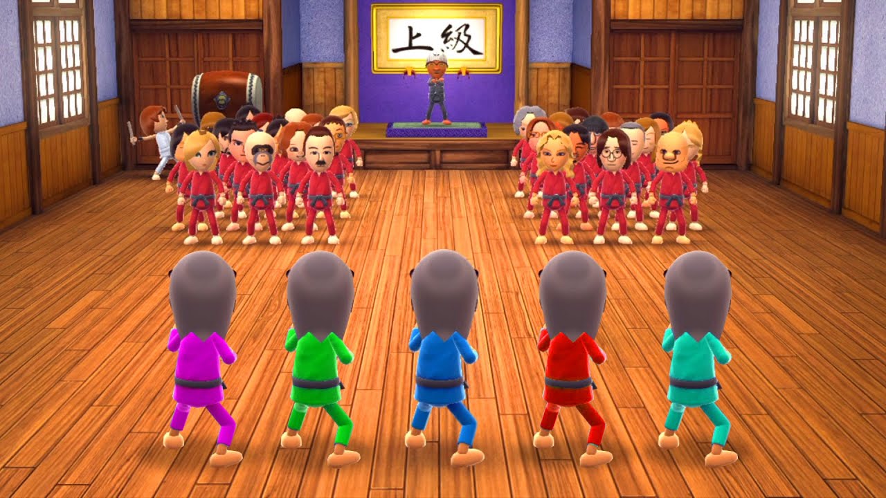 Wii Party U - Dojo Domination Play as Sonic (Advanced Difficulty) - YouTube