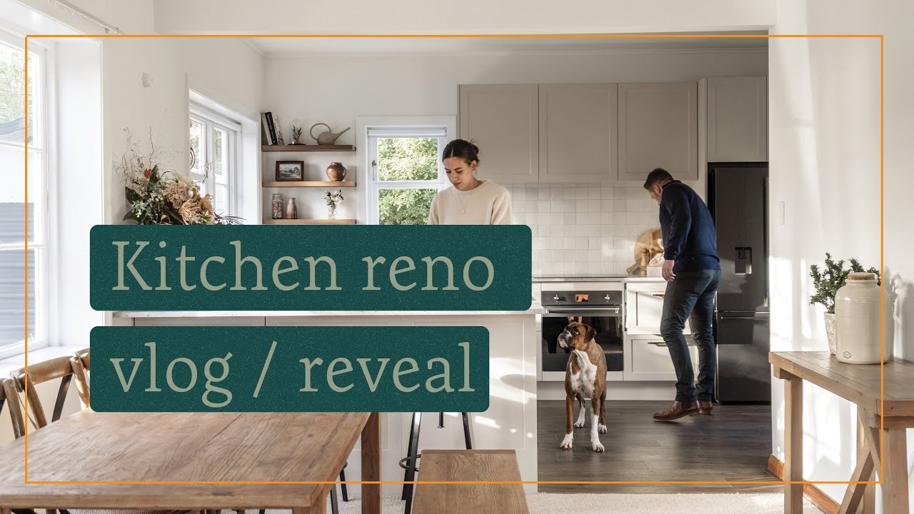 KITCHEN RENO + REVEAL | Brass hardware + integrations - YouTube