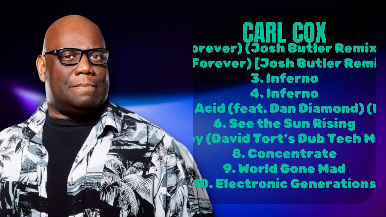 Carl Cox-Ultimate hits anthology of 2024-Premier Songs Mix-Laid-back ...
