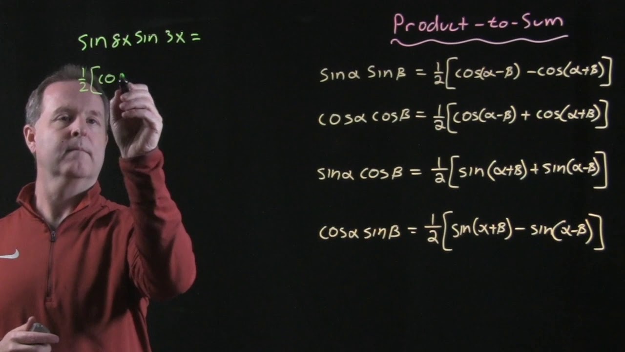 The Product to Sum Formulas YouTube The Product to Sum Formulas YouTube