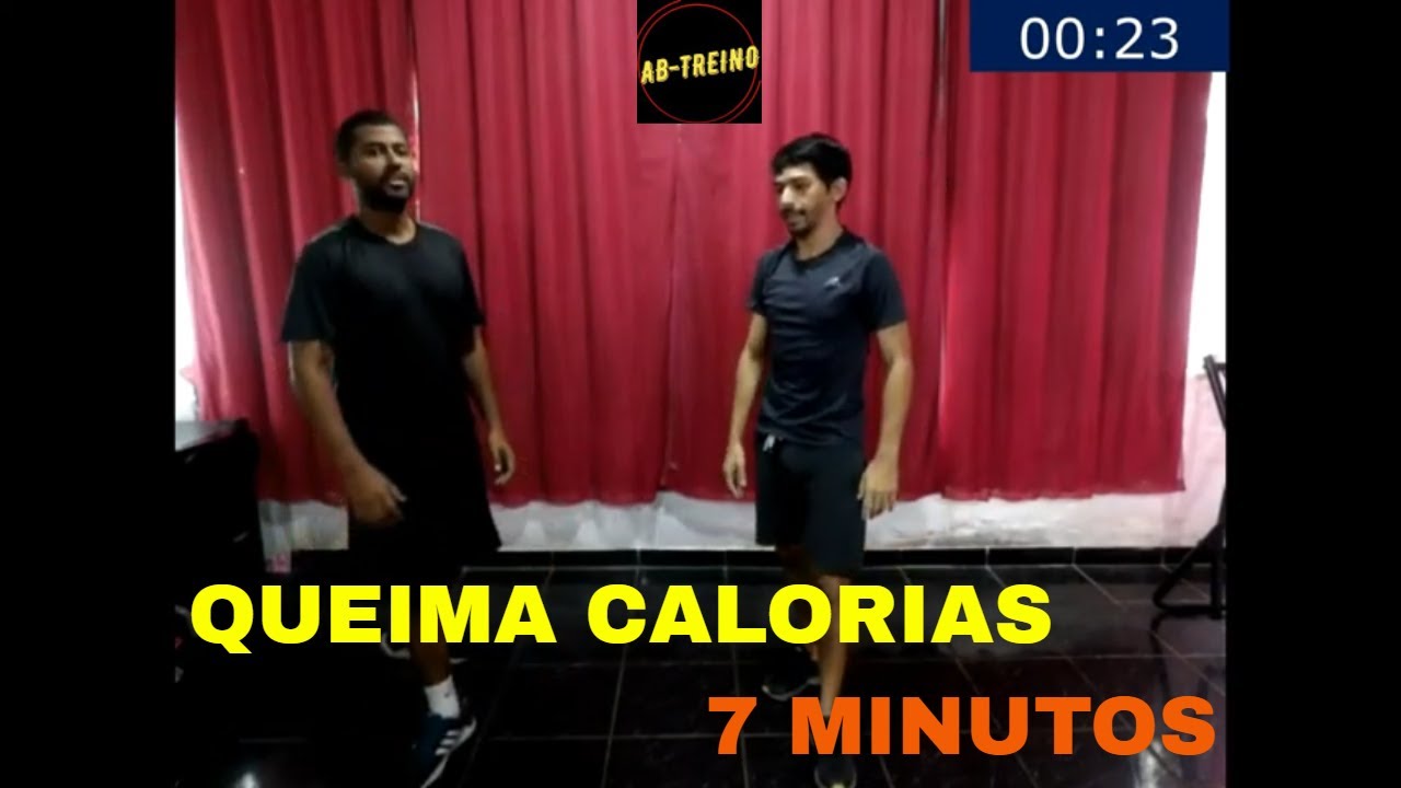 Treino QUEIMA CALORIAS - 7 MINUTOS - YouTube