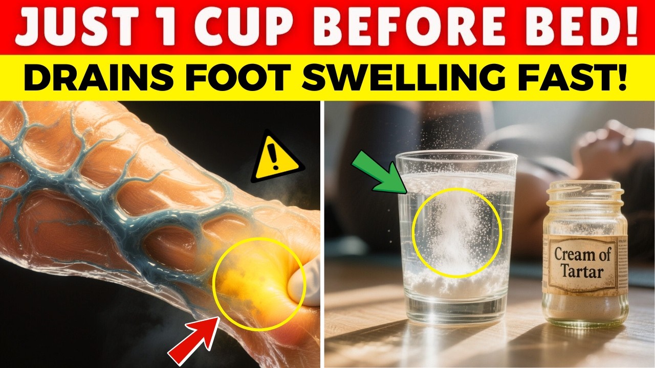 7 Bedtime Fixes That Drain Foot Swelling Overnight | Senior Health Tips ...
