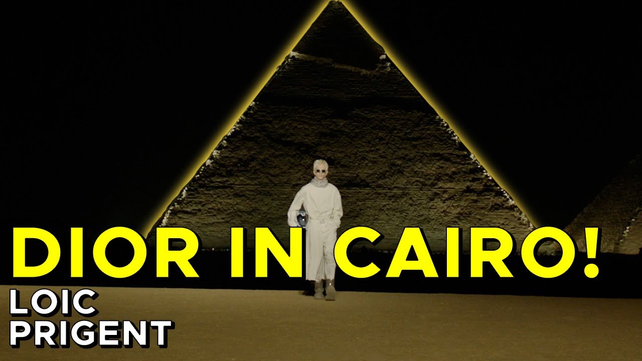 FLASHBACK: THE DIOR SHOW IN FRONT OF THE PYRAMIDS! By Loïc Prigent ...