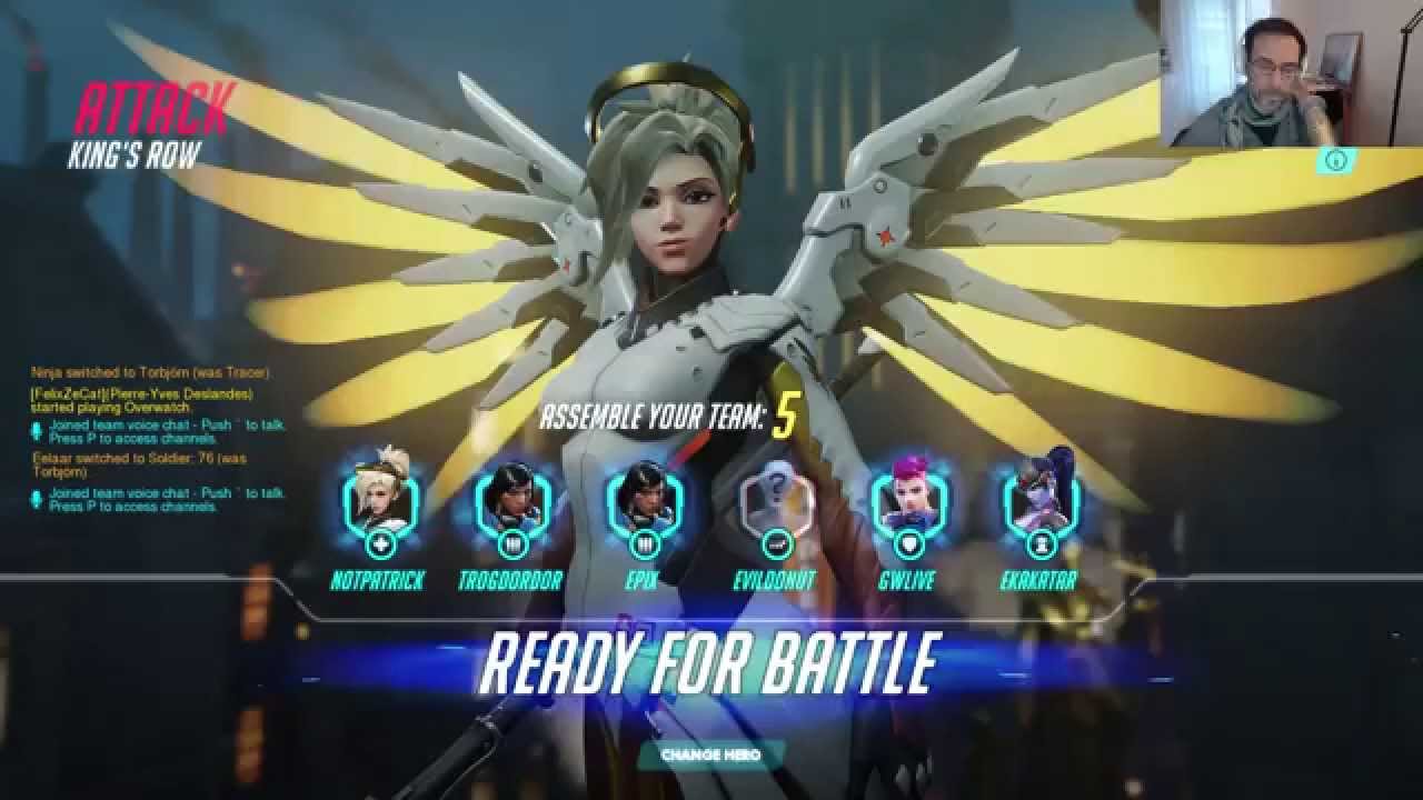 [Overwatch] Mercy gameplay - Pacifist to a gun fight - YouTube